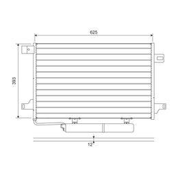 Valeo Kondensator, Klimaanlage 822689 f&uuml;r Mercedes VW