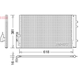 DENSO Kondensator, Klimaanlage dcn05014 f&uuml;r BMW