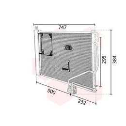 Van Wezel Kondensator, Klimaanlage 30015298 f&uuml;r Mercedes