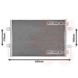Van Wezel Kondensator, Klimaanlage 43005406 f&uuml;r RENAULT