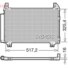 DENSO Kondensator, Klimaanlage dcn50101 f&uuml;r TOYOTA