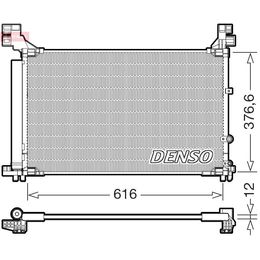 DENSO Kondensator, Klimaanlage dcn50133 f&uuml;r LEXUS