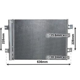 Van Wezel Kondensator, Klimaanlage 43005467 f&uuml;r RENAULT