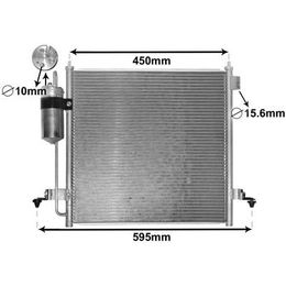 Van Wezel Kondensator, Klimaanlage 32005218 f&uuml;r MITSUBISHI