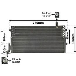 Van Wezel Kondensator, Klimaanlage 58005161 f&uuml;r VW