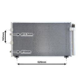 Van Wezel Kondensator, Klimaanlage 53005288 f&uuml;r TOYOTA