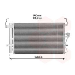 Van Wezel Kondensator, Klimaanlage 82005092 f&uuml;r HYUNDAI
