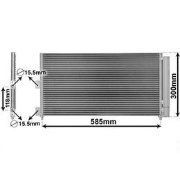Van Wezel Kondensator, Klimaanlage 17005289 f&uuml;r Fiat / LANCIA