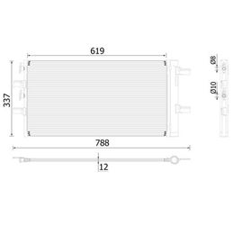 Mahle Kondensator, Klimaanlage ac894000p f&uuml;r BMW (BRILLIANCE)