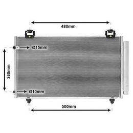 Van Wezel Kondensator, Klimaanlage 53005411 f&uuml;r TOYOTA