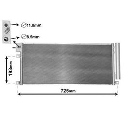 Van Wezel Kondensator, Klimaanlage 37005634 f&uuml;r Opel