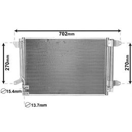Van Wezel Kondensator, Klimaanlage 58005330 f&uuml;r VW
