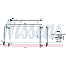NISSENS Kondensator, Klimaanlage 941266 f&uuml;r Audi Bentley Porsche