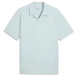 Poloshirt Puma "Essentials Elevated Polo Herren", Damen, Gr. XS, fresh water blau, Obermaterial: 5% Elasthan, 67% Baumwolle, 28% Polyester. Besatz: 100% Baumwolle, clean, relaxed fit, Shirts