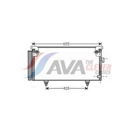 AVA QUALITY COOLING Kondensator, Klimaanlage sua5073d f&uuml;r Subaru