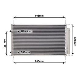 Van Wezel Kondensator, Klimaanlage 53015709 f&uuml;r TOYOTA