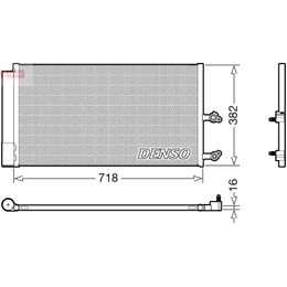 DENSO Kondensator, Klimaanlage dcn33014 f&uuml;r Volvo
