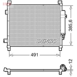 DENSO Kondensator, Klimaanlage dcn46031 f&uuml;r NISSAN