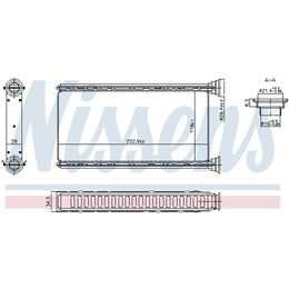 NISSENS W&auml;rmetauscher, Innenraumheizung 707288 f&uuml;r SUBARU