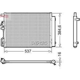 DENSO Kondensator, Klimaanlage dcn41021 f&uuml;r HYUNDAI