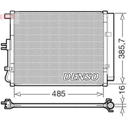 DENSO Kondensator, Klimaanlage dcn43007 f&uuml;r KIA