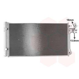 Van Wezel Kondensator, Klimaanlage 02015707 f&uuml;r LAND ROVER