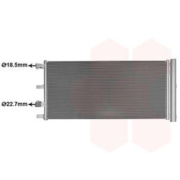 Van Wezel Kondensator, Klimaanlage 18015730 f&uuml;r Ford