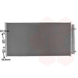 Van Wezel Kondensator, Klimaanlage 18015720 f&uuml;r Ford