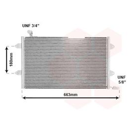 Van Wezel Kondensator, Klimaanlage 58005146 f&uuml;r VW