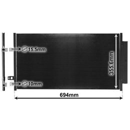 Van Wezel Kondensator, Klimaanlage 17015701 f&uuml;r Fiat / LANCIA