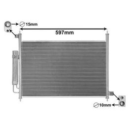 Van Wezel Kondensator, Klimaanlage 25015702 f&uuml;r HONDA