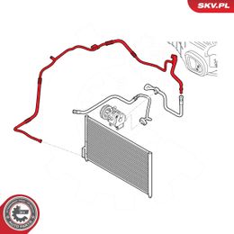 ESEN SKV Hochdruckleitung, Klimaanlage 43skv545 f&uuml;r FIAT