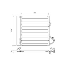 Valeo Kondensator, Klimaanlage 822741 f&uuml;r SMART