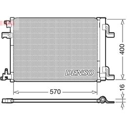 DENSO Kondensator, Klimaanlage dcn20001 f&uuml;r Opel Vaughall
