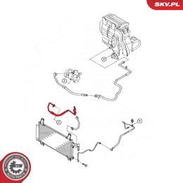 ESEN SKV Hochdruck-/Niederdruckleitung, Klimaanlage 54skv642 f&uuml;r MAZDA