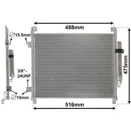 Van Wezel Kondensator, Klimaanlage 33015701 f&uuml;r NISSAN
