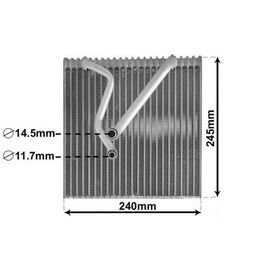 Van Wezel Verdampfer, Klimaanlage 5800v241 f&uuml;r VW