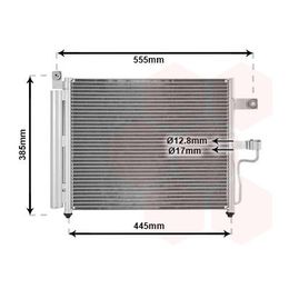 Van Wezel Kondensator, Klimaanlage 82005081 f&uuml;r HYUNDAI