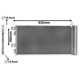 Van Wezel Kondensator, Klimaanlage 06005256 f&uuml;r BMW