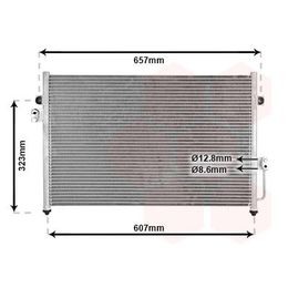 Van Wezel Kondensator, Klimaanlage 82005134 f&uuml;r HYUNDAI
