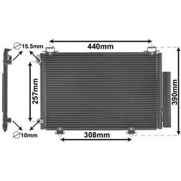 Van Wezel Kondensator, Klimaanlage 53005267 f&uuml;r TOYOTA