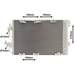 Van Wezel Kondensator, Klimaanlage 37005384 f&uuml;r Opel