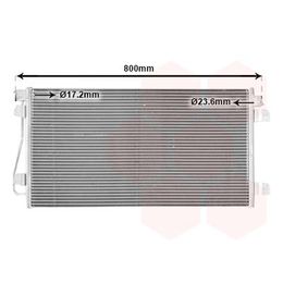 Van Wezel Kondensator, Klimaanlage 43005348 f&uuml;r Opel RENAULT
