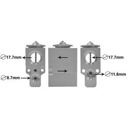 Van Wezel Expansionsventil, Klimaanlage 43001488 f&uuml;r RENAULT
