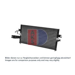 AKS DASIS Kondensator, Klimaanlage 072150n f&uuml;r NISSAN