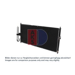 AKS DASIS Kondensator, Klimaanlage 072390n f&uuml;r NISSAN