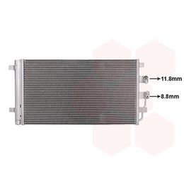 Van Wezel Kondensator, Klimaanlage 88015700 f&uuml;r MG