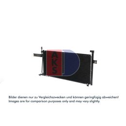 AKS DASIS Kondensator, Klimaanlage 072140n f&uuml;r NISSAN