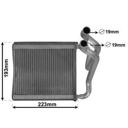 Van Wezel W&auml;rmetauscher, Innenraumheizung 82006270 f&uuml;r HYUNDAI