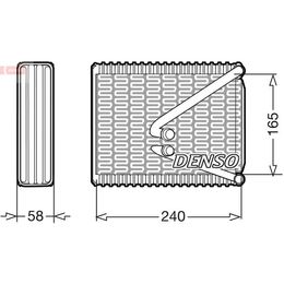 DENSO Verdampfer, Klimaanlage dev09017 f&uuml;r FIAT